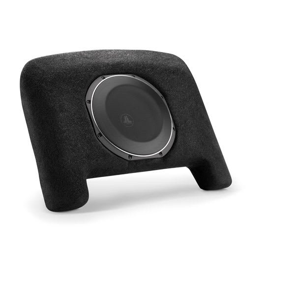 JL Audio Stealthbox enclosed subwoofer for Tesla Model 3 | Garmin