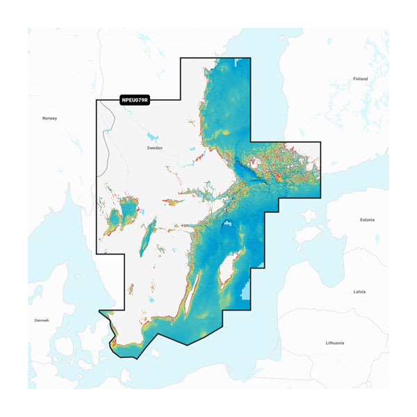 Garmin - Navionics Marine Charts | Sweden, Southeast