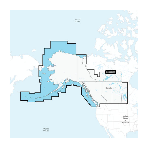 Garmin Navionics Canada, West & Alaska - Lakes, Rivers and Coastal ...