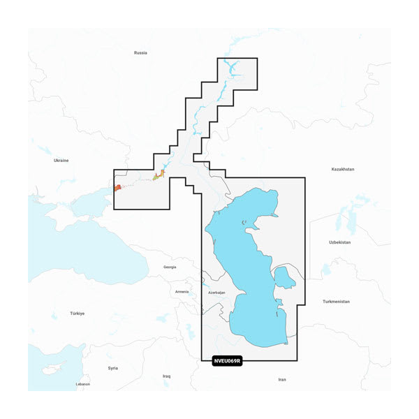 Garmin Navionics - Caspian Sea & Lower Volga River - Marine Charts