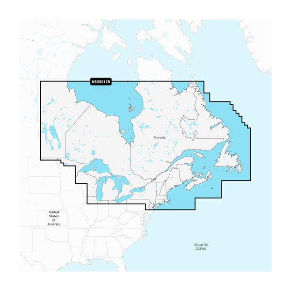 Garmin - Navionics Marine Charts | Canada, East & Great Lakes - Lakes ...
