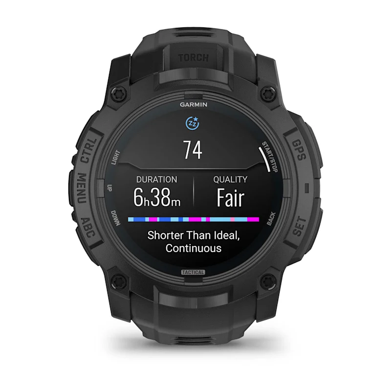 Garmin Instinct 3 Solar - Tactical | Rugged Smartwatch | 50 mm Garmin Instinct 3 Solar - Tactical | Rugged Smartwatch | 50 mm
